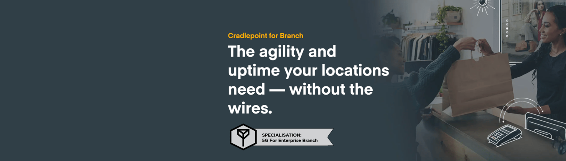 What is the Cradlepoint '5G for Enterprise Branch' solution?